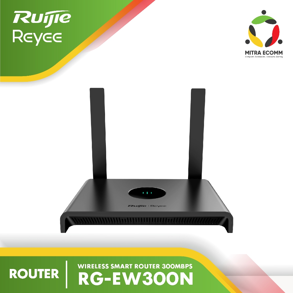 Jual Ruijie Reyee Wireless Router RG-EW300N 300Mbps | Shopee Indonesia