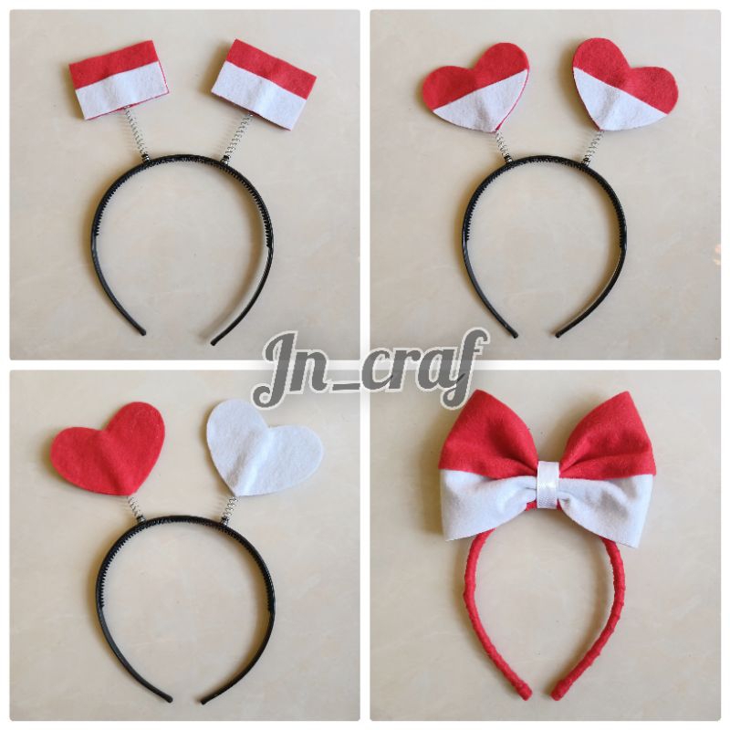 Jual Bando Merah Putih/Atribut 17 Agustus/Aksesoris Bando Merah Putih ...