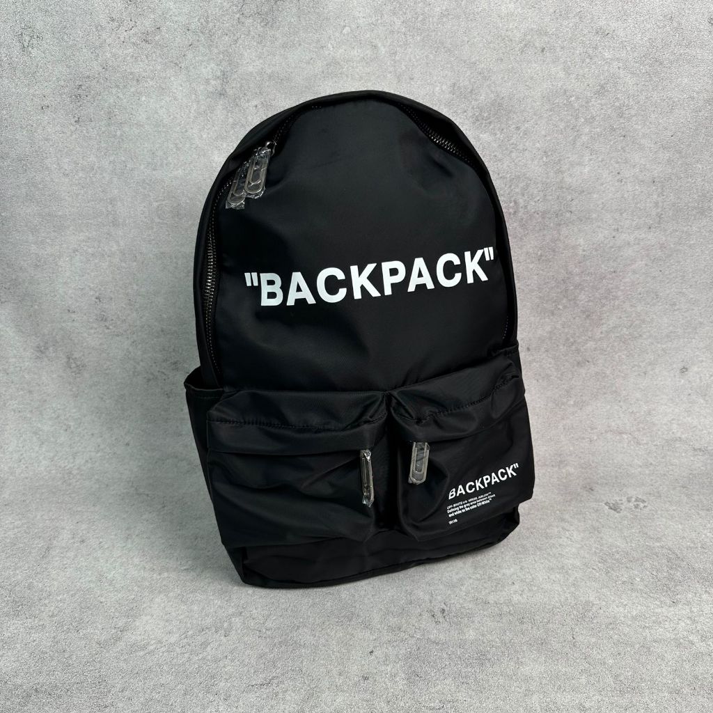Jual OFFWHITE NEW FONT BACKPACK | Shopee Indonesia