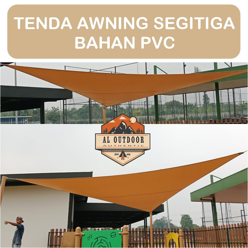 Jual Tenda Membrane Segitiga , Awning Taman, Camping, Outdoor Bahan PVC ...