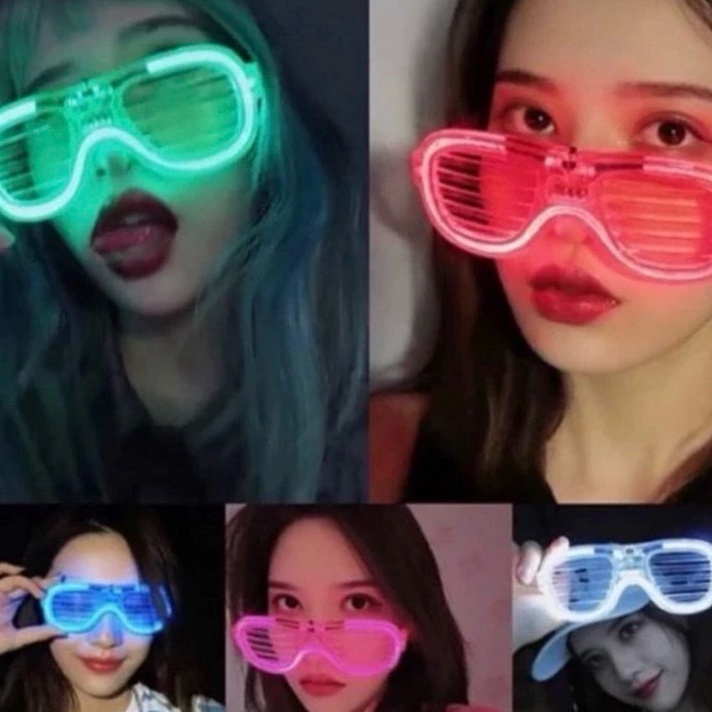 Jual KKM Kacamata Lampu LED Luminous Kacamata LED Colorful Kacamata ...