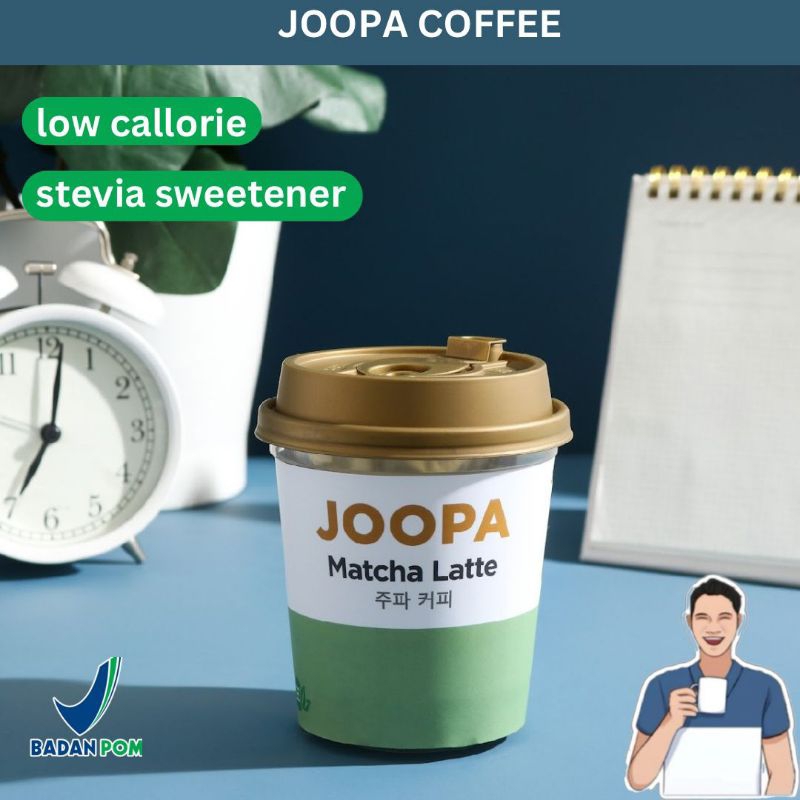 Jual JOOPA LOW CALORIE MATCHA LATTE WITH STEVIA SWEETENER INSTANT CUP ...
