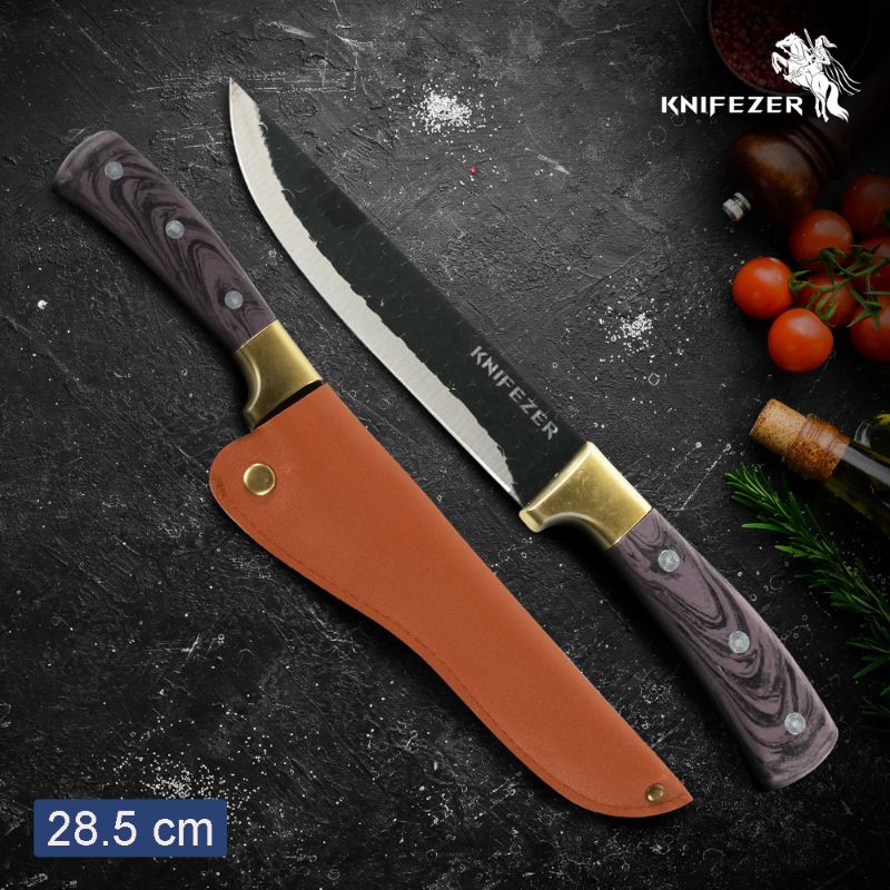 Jual KNIFEZER Pisau Dapur Daging Serbaguna Chef Knife | Shopee Indonesia