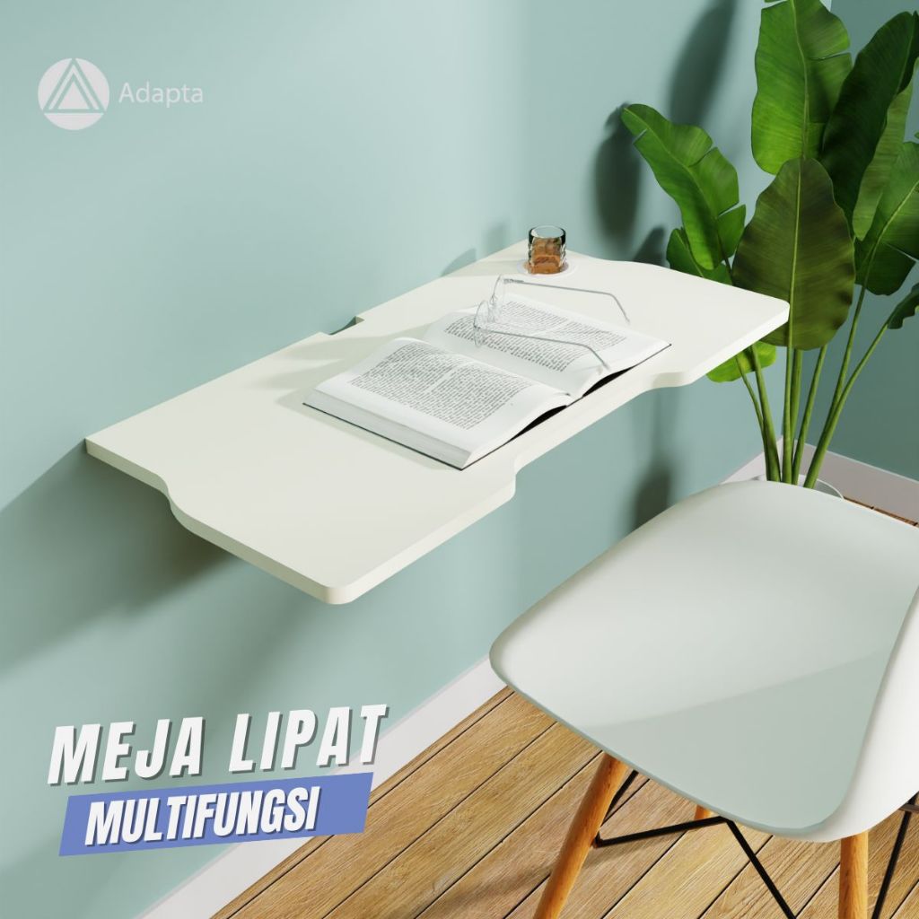 Jual Adapta - Meja Dinding Floating Desk Lipat Tempel Dinding Minimalis ...
