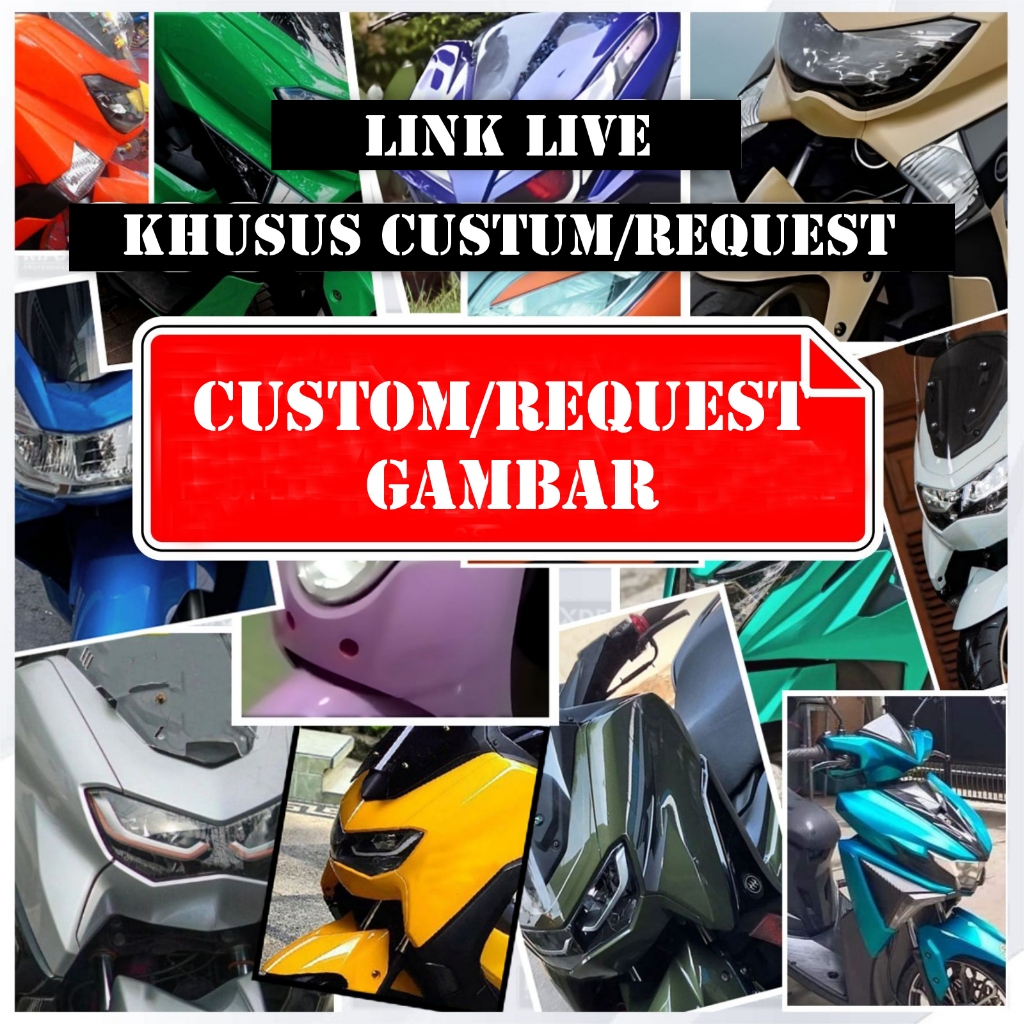 Jual Custom Stiker Motor Untuk Semua Jenis Matic Bebek Sport | Shopee ...