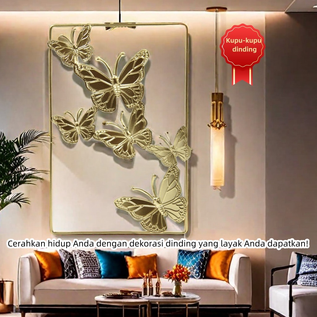 Jual Hiasan dinding wall decor 28*18cm hiasan dinding bunga daun dan ...