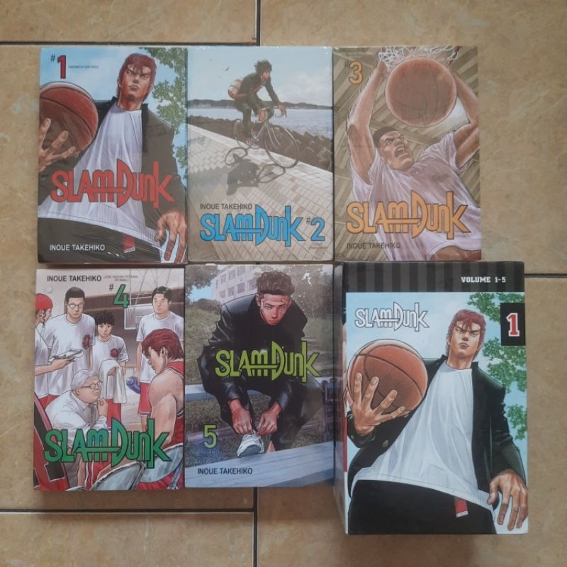 Jual Komik Slam Dunk Slamdunk Box Set 1 Volume 1-5 SEGEL | Shopee Indonesia