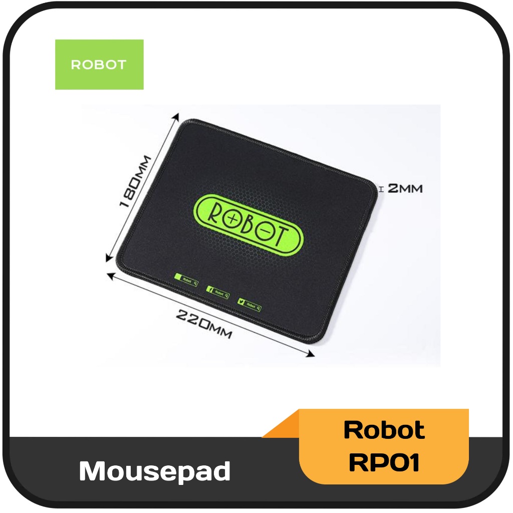 Jual Mousepad robot RP01 anti slip rubber soft mouse mat | Shopee Indonesia