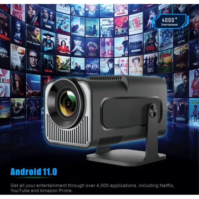 Jual (COD) PROYEKTOR HY320 PRO ANROID 11 LAYAR UP TO 180 INCH BLUETOOTH ...