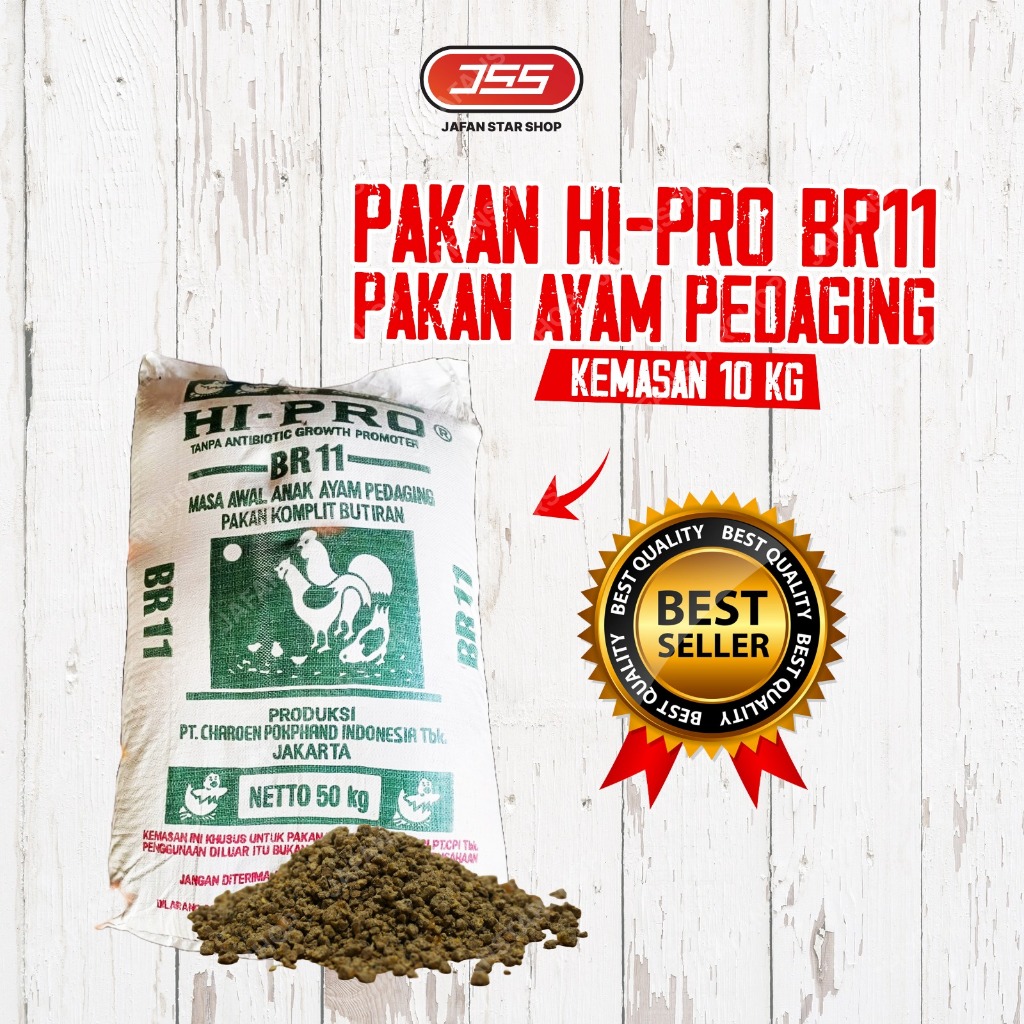 Jual BR11 Crumble Pakan Ayam Ras Pedaging HI PRO VITE (10 kg) | Shopee ...