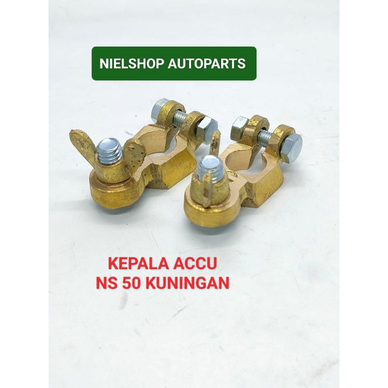 Jual Terminal Accu/Kepala Accu Accu NS 50 Kuningan (1 Set) | Shopee ...