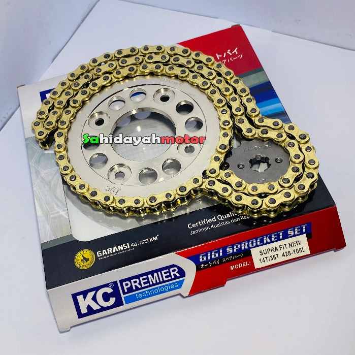 Jual Girset Gearset KC PREMIER Honda Supra fit New 36 38 40 Supra x 125 Karisma Blade Revo ...