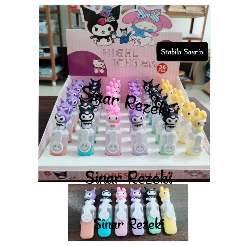 Jual 1 buah!!Highlighter sanrio/stabilo sanrio/stabilo fancy murah lucu ...