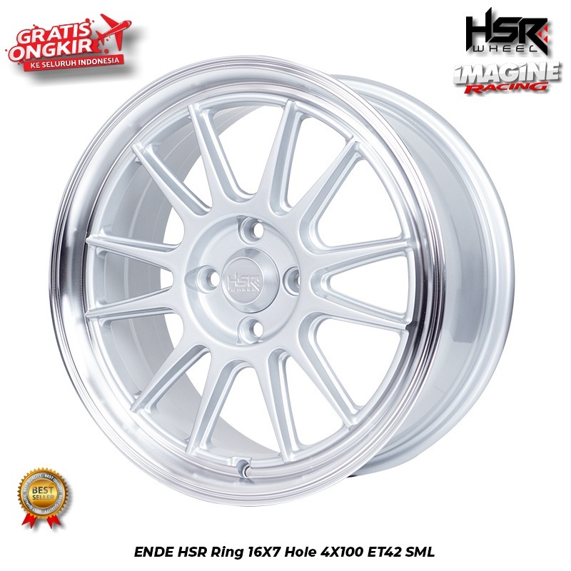 Jual Velg racing mobil brio yaris mobilio march ring 16 pcd 4x100 hsr ende | Shopee Indonesia