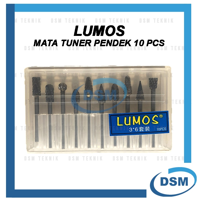 Jual LUMOS SET 10 PCS MATA TUNER PENDEK DIE GRINDER BOR ROTARY CUNER ...