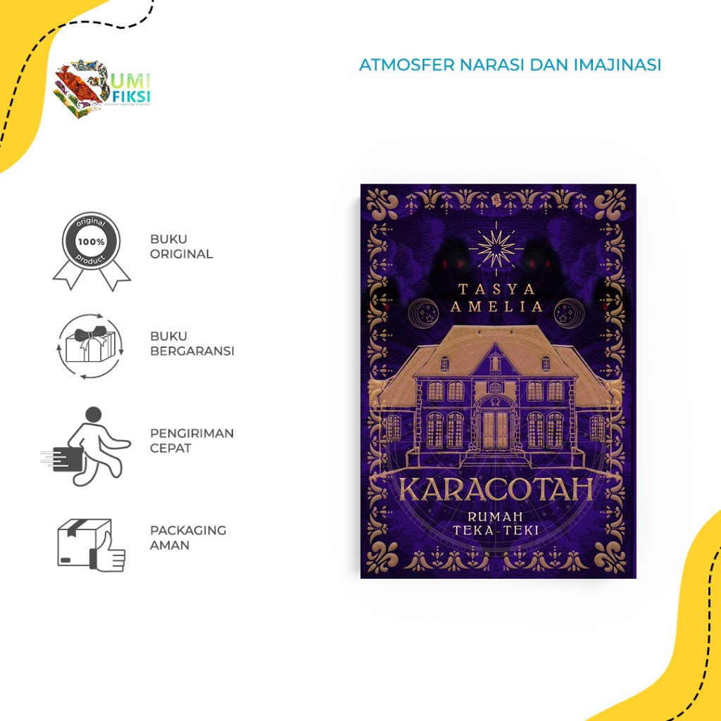 Jual Buku Novel - Karacotah Rumah Teka-Teki - Tasya Amelia - Bukune - Bumifiksi | Shopee Indonesia