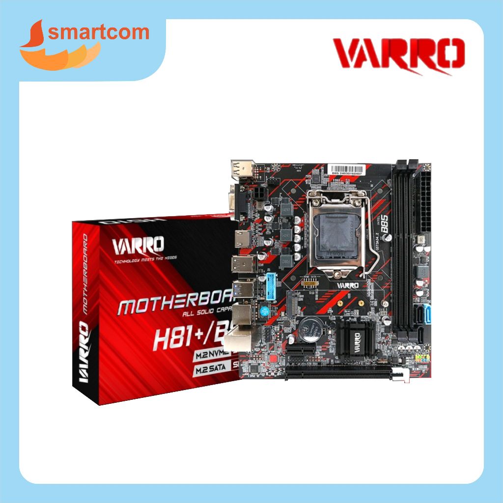 Jual MOTHERBOARD VARRO H81 +/ B85 M.2 NVME & M.2 SATA SOCKET 1150 ...