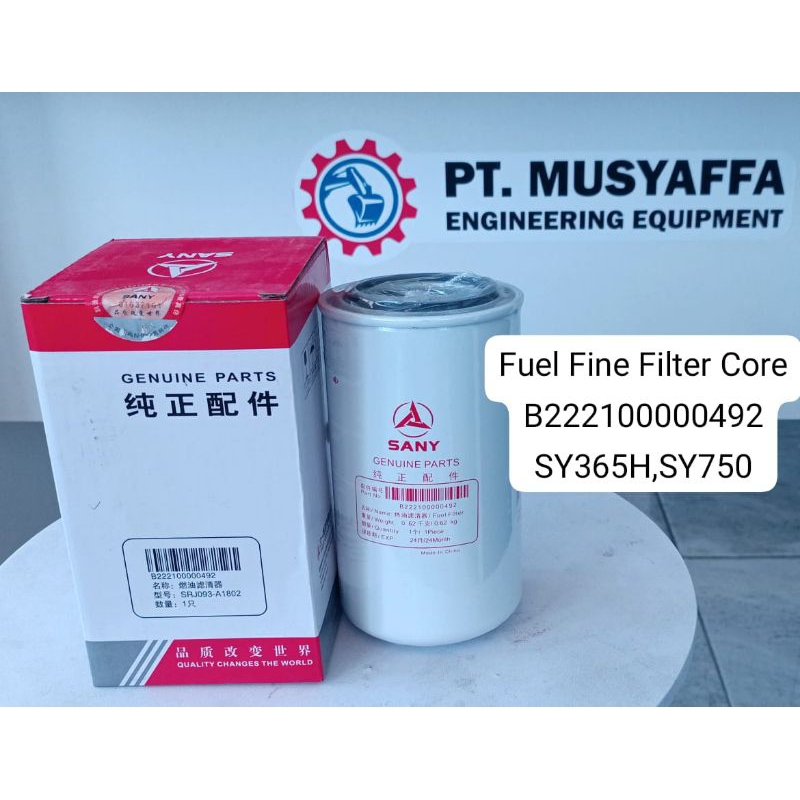 Jual SANY - B222100000492 Fuel Fine Filter Core | Shopee Indonesia