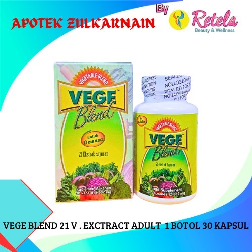 Jual Vegeblend 21 V.Extrct Adult 1 Botol 30 Capsul | Shopee Indonesia Jual Vegeblend 21 V.Extrct Adult 1 Botol 30 Capsul | Shopee Indonesia