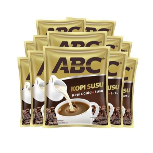 Jual KOPI SUSU ABC ( KOPI + GULA + SUSU ) 31 GR / PER RENCENG 10 PCS ...