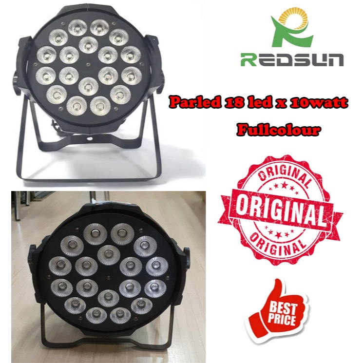 Jual Lampu Parled 18 led x 10watt 4in1 Fullcolour | Shopee Indonesia