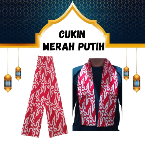 Jual Syal Selendang Batik Merah Putih Perlengkapan Agustusan/Cukin ...