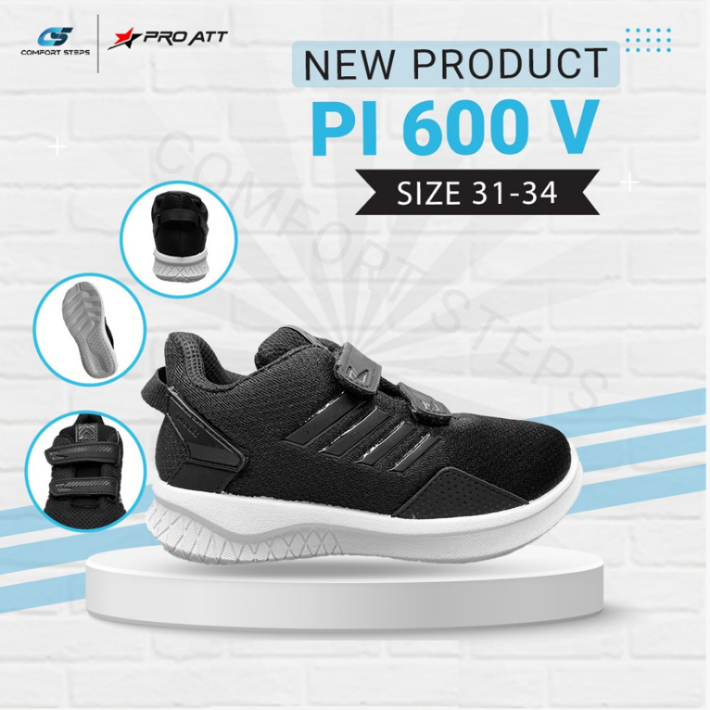 Jual SEPATU PRO ATT SEKOLAH SNEAKERS SD PEREKAT ANAK LAKI-LAKI ...