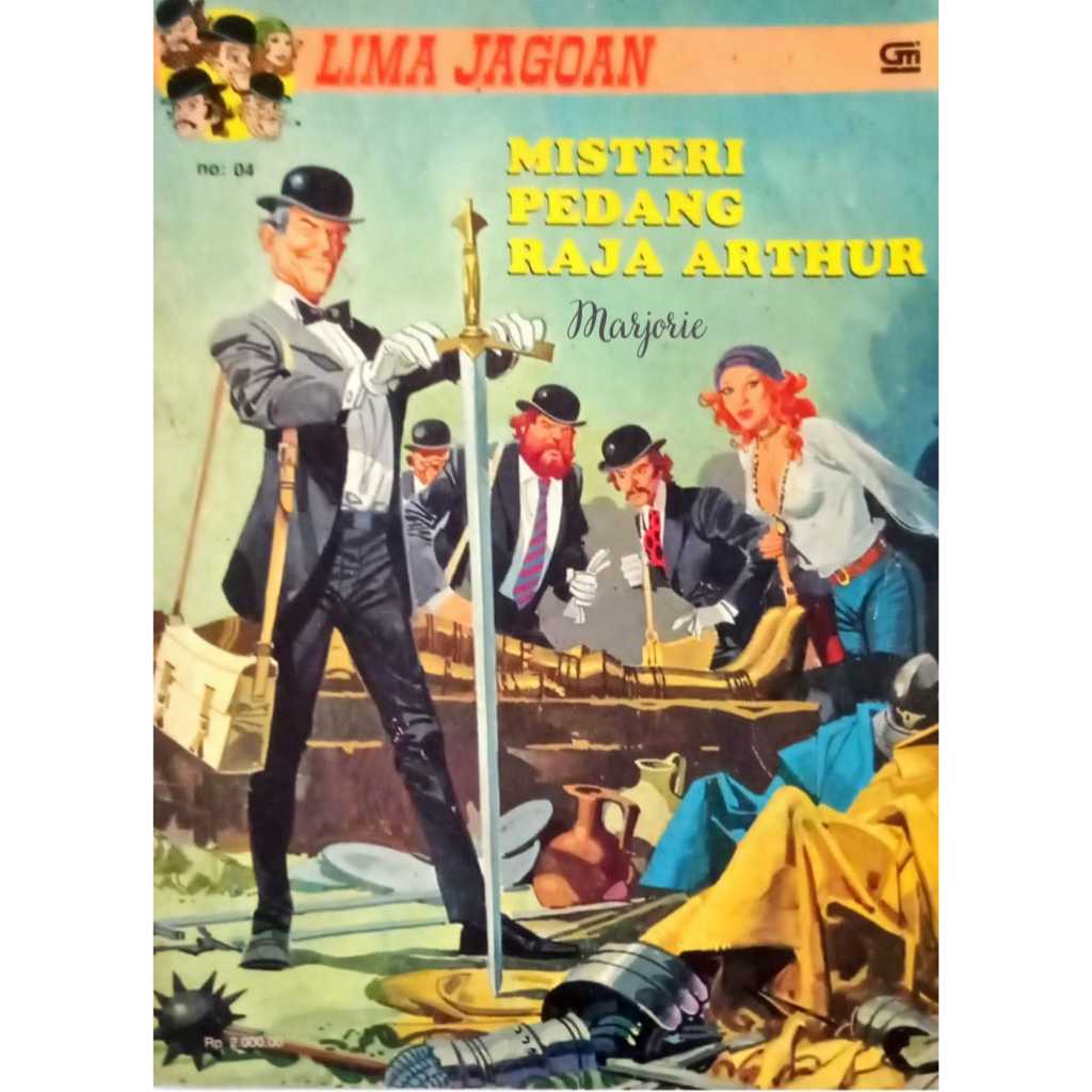 Jual Misteri Pedang Raja Arthur - Lima Jagoan - Gramedia - Komik Lawas ...