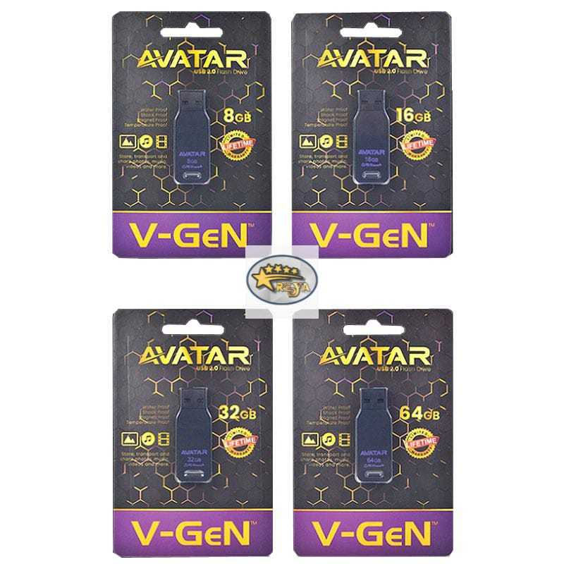 Jual USB Flashdisk VGEN 16 GB 32 GB 64 GB 128 GB AVATAR ORI | Shopee ...