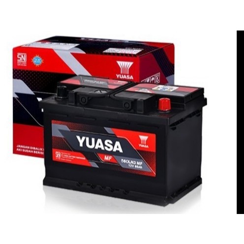 Jual Aki Mobil YUASA 566(LN3) Aki Kering 66 AH 12 V UNTUK INOVA REBORN, FORTUNER VRZ | Shopee ...