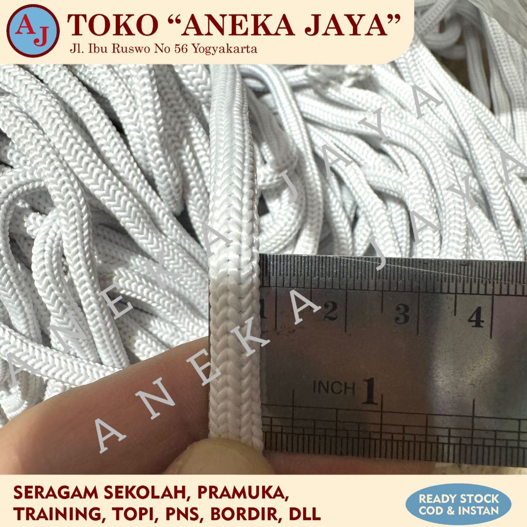 Jual Tali Bendera Upacara / Tali Tebal untuk Tiang (PER METER) | Shopee ...