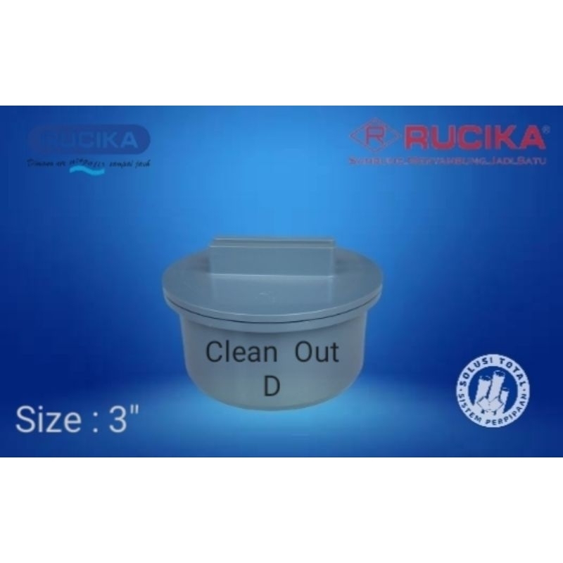 Jual CLEAN OUT D CO PVC RUCIKA 3 INCH | Shopee Indonesia