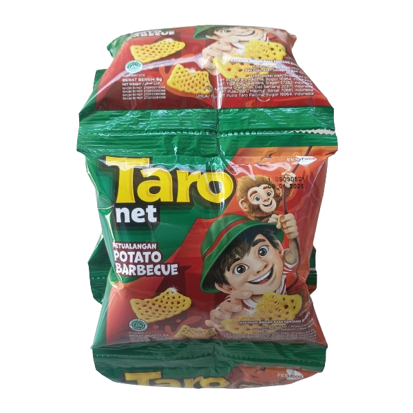 Jual Snack Taro Net barbeque 1Rcng isi 10x8gr | Shopee Indonesia