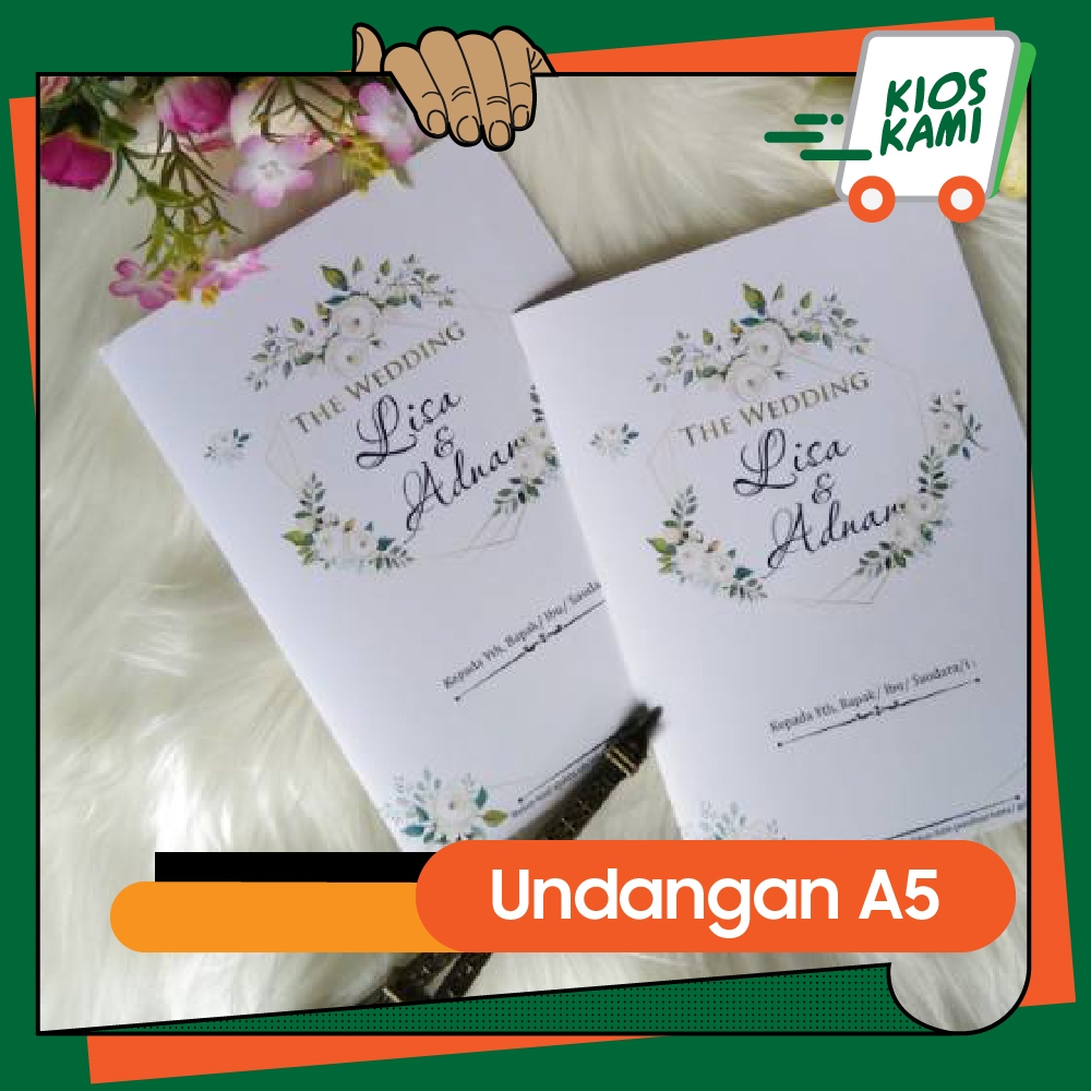 Jual Undangan Pernikahan Ukuran A5 | Shopee Indonesia