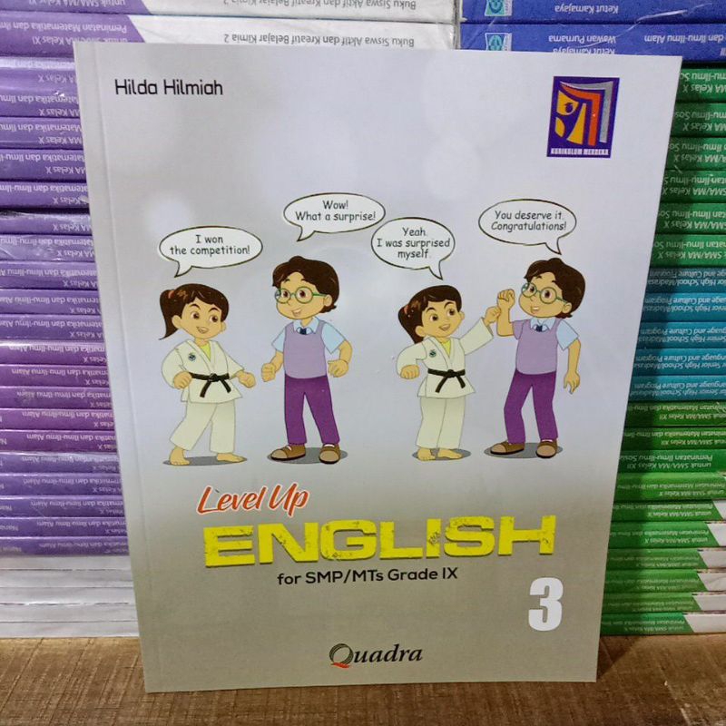 Jual Buku Original Level Up ENGLISH SMP Kelas 9 Kurikulum Merdeka Quadra | Shopee Indonesia