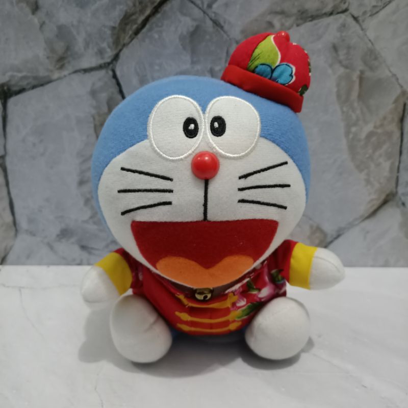 Jual Boneka Doraemon Kostum Cina Imlek Unik Newtag Original Fujiko ...