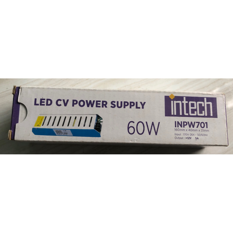 Jual Intech Power Supply 12V 5A 60Watt | Shopee Indonesia