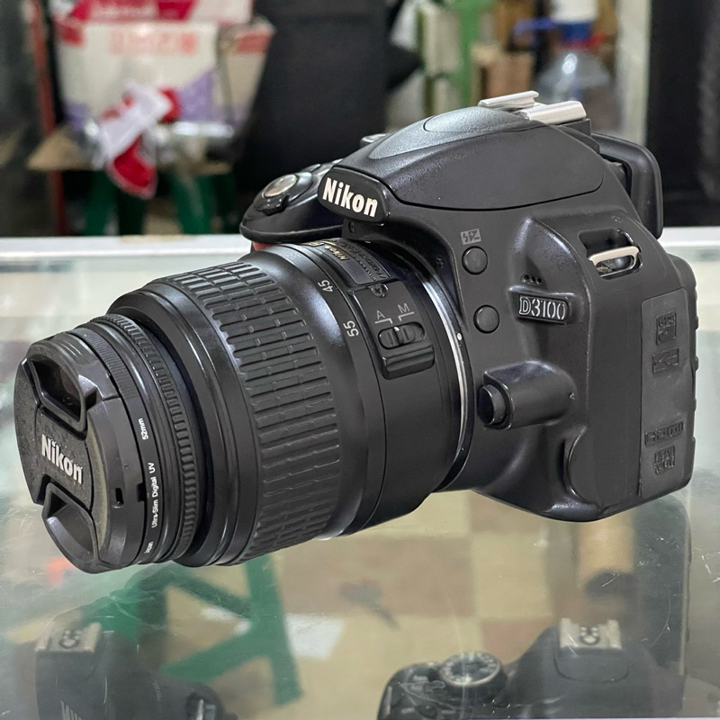 Jual kamera nikon D3100 + lensa kit 18-55mm, bisa foto video | Shopee Indonesia