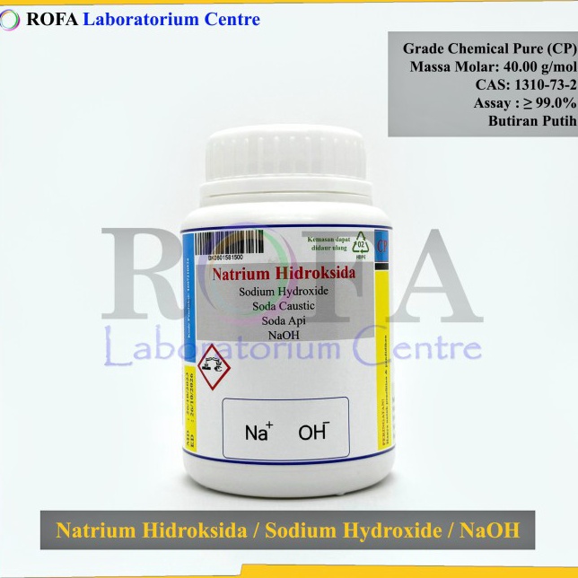 Jual Natrium Hidroksida Sodium Hydroxide NaOH CP Butiran 5 Gram ...