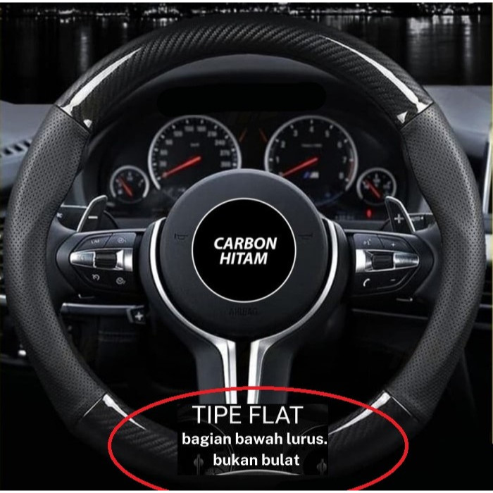 Jual BYD M6 Setir Cover Mobil Premium Leather Carbon Stir | Shopee ...