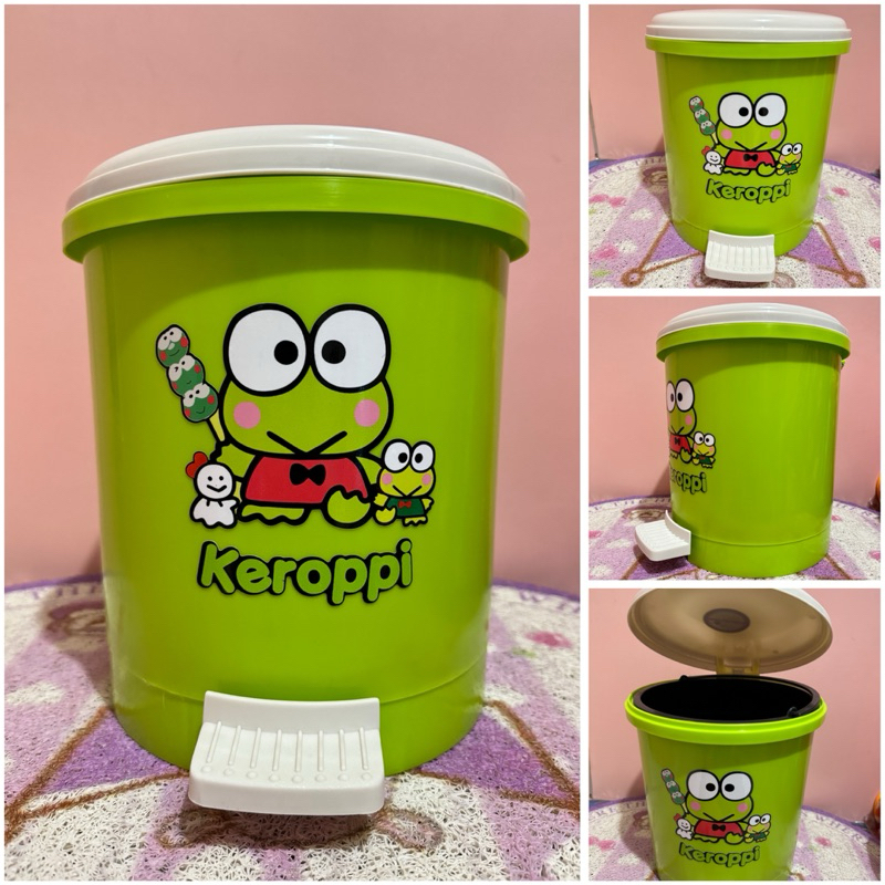 Jual Tempat Tong Sampah Injak 5 Liter Karakter Keropi Shopee Indonesia
