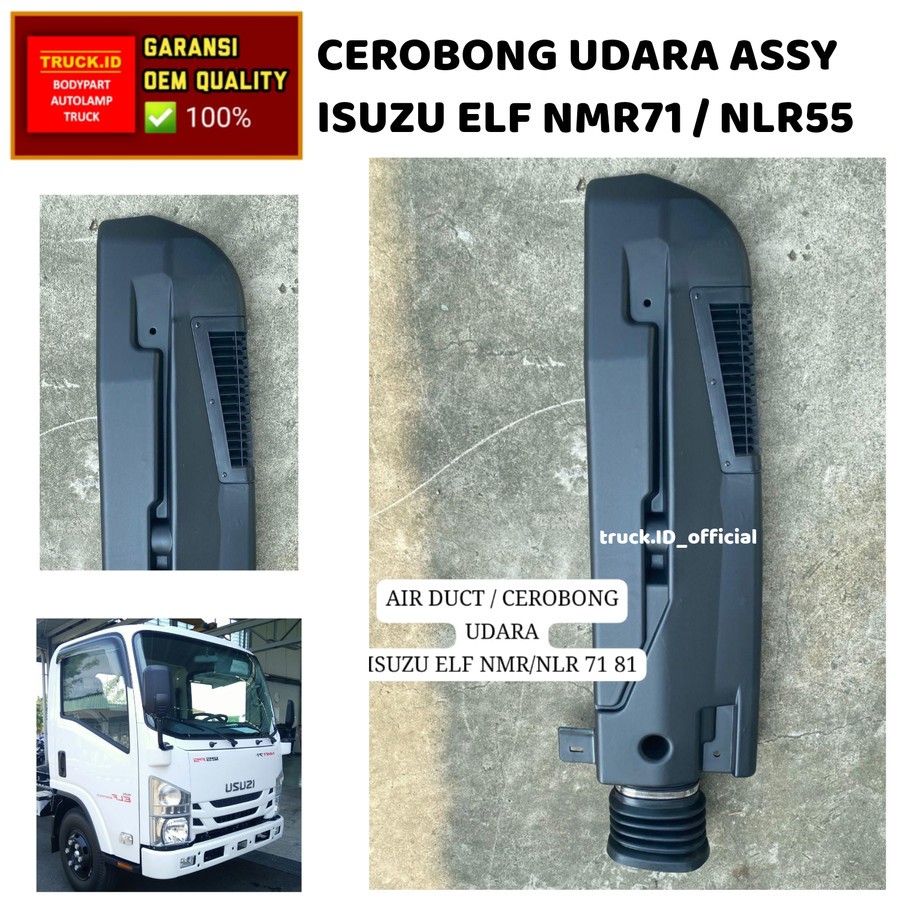 Jual CEROBONG UDARA / AIR FILTER INTAKE ISUZU ELF NMR 71 81 / NLR 55 ...
