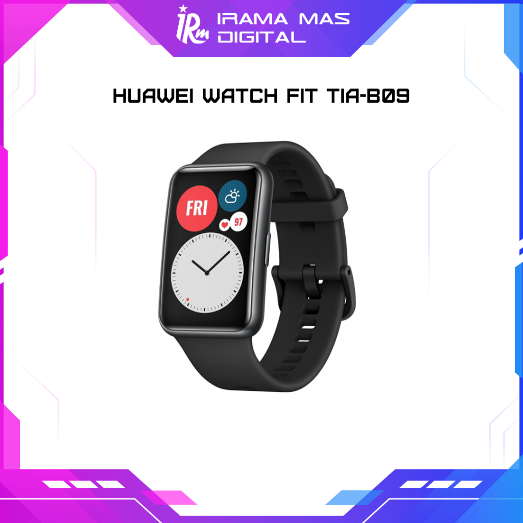Jual SMARTWATCH HUAWEI - WATCH FIT TIA-B09 (Black, Green) | Shopee ...