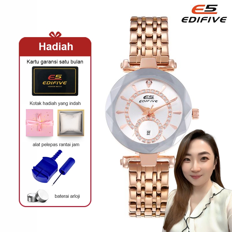 Jual Edifive Quartz Steel Watch Classic Pearl IT9601 | Shopee Indonesia