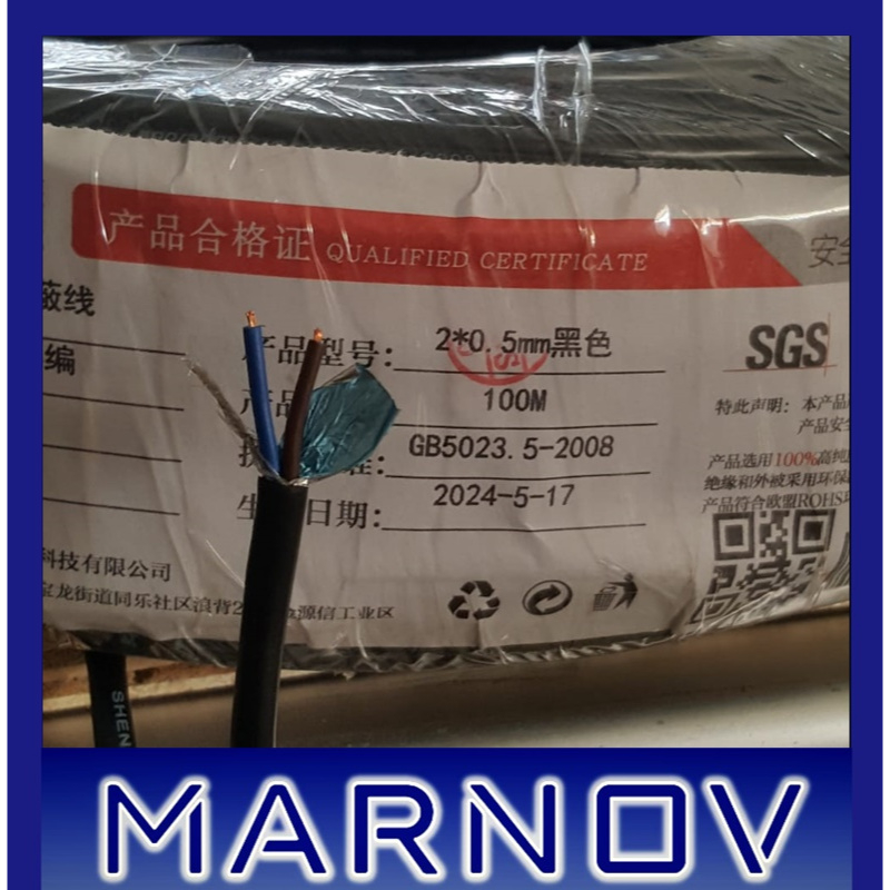 Jual RVVP 2x0.5mm2 Shielded 2 Core Screen Cable Signal 2*0.5mm2 PERMETER | Shopee Indonesia