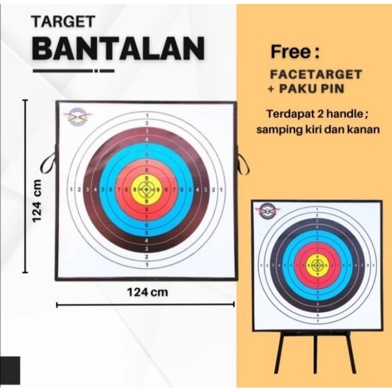 Jual Bantalan Target 124x124x12cm Sasaran Archery / Target Panah ...