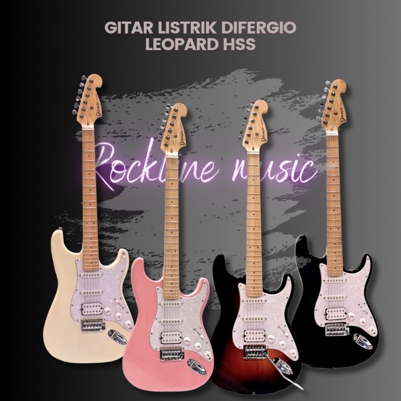 Jual Gitar elektrik difergio original stratocaster HSS / gitar listrik ...