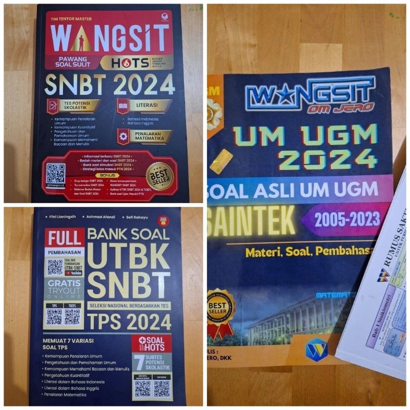 Jual [PRELOVED] WANGSIT BANK SOAL UTBK 2024 WANGSIT UM UGM 2024 (baca desc) | Shopee Indonesia