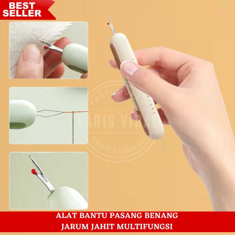 Jual Alat Bantu Pasang Benang Jarum Jahit Multifungsi 2in1 / Alat ...