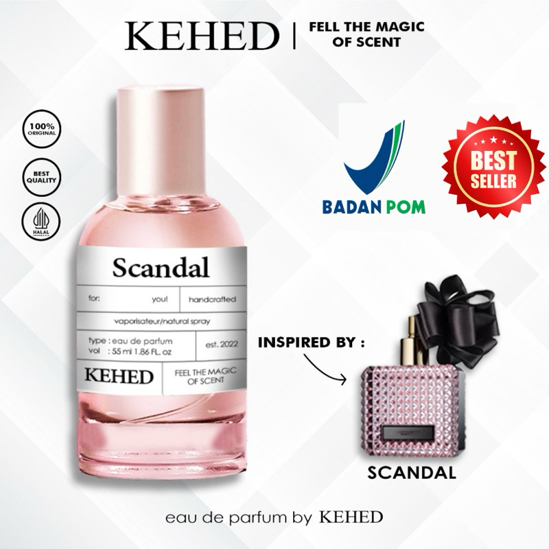 Jual Parfum Kehed Wanita Pria Tahan Lama Aroma Fresh BEST SELLER WOMAN ...